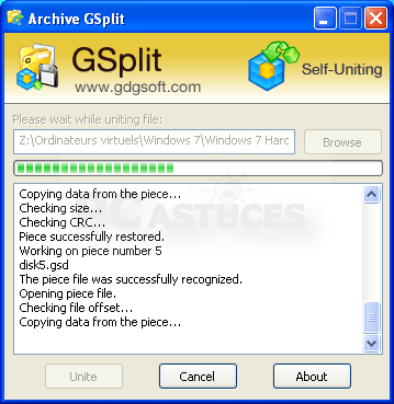 Découper un fichier en plusieurs parties avec GSplit | Travail et ...