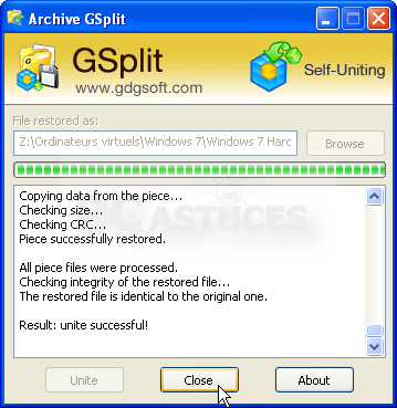 Découper un fichier en plusieurs parties avec GSplit | Travail et ...