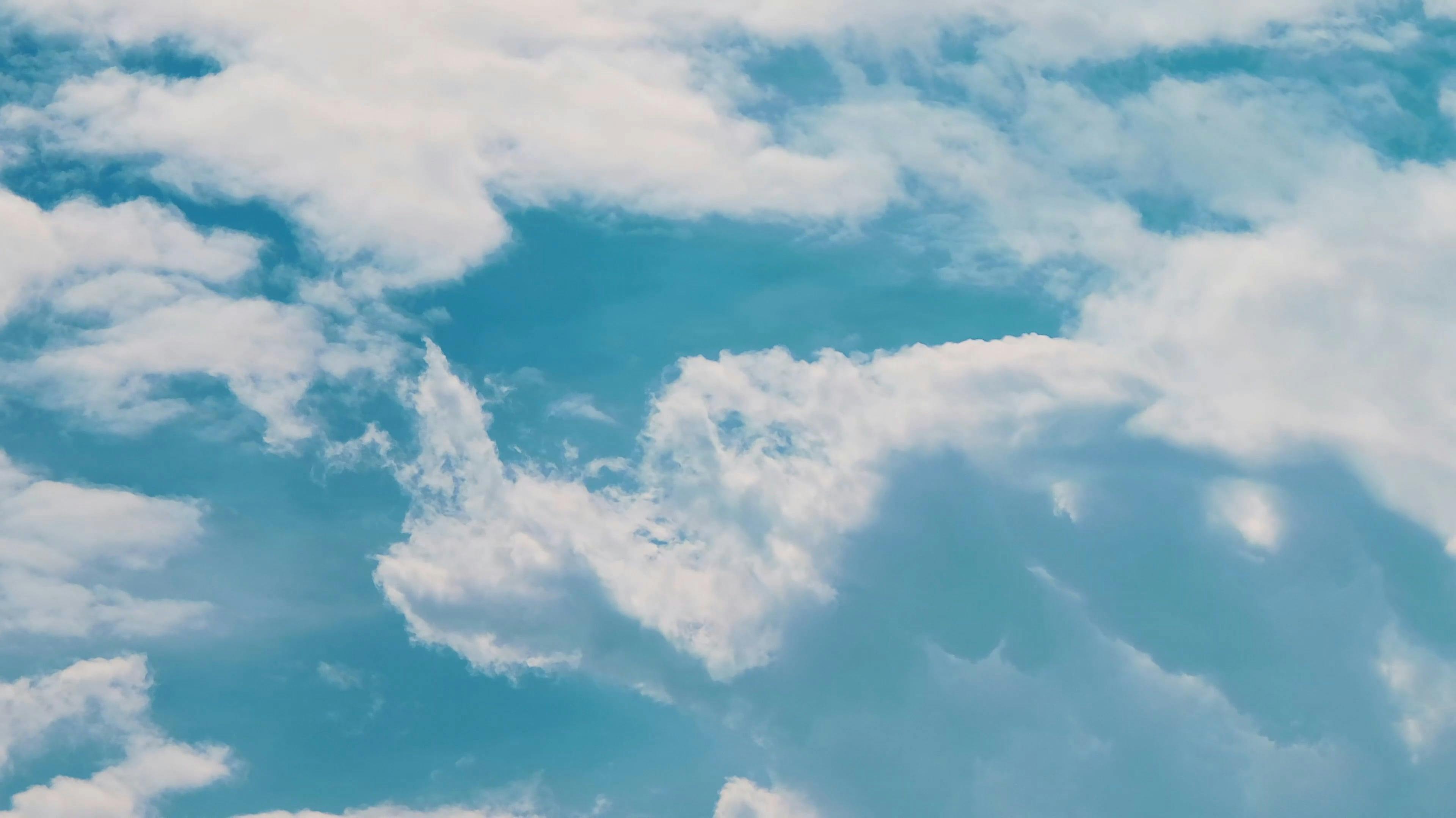 Animating Clouds Moving Over The Pyramids Free Stock Video Footage
