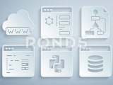 Set Python Programming Language Flowchart Software Server Data Web