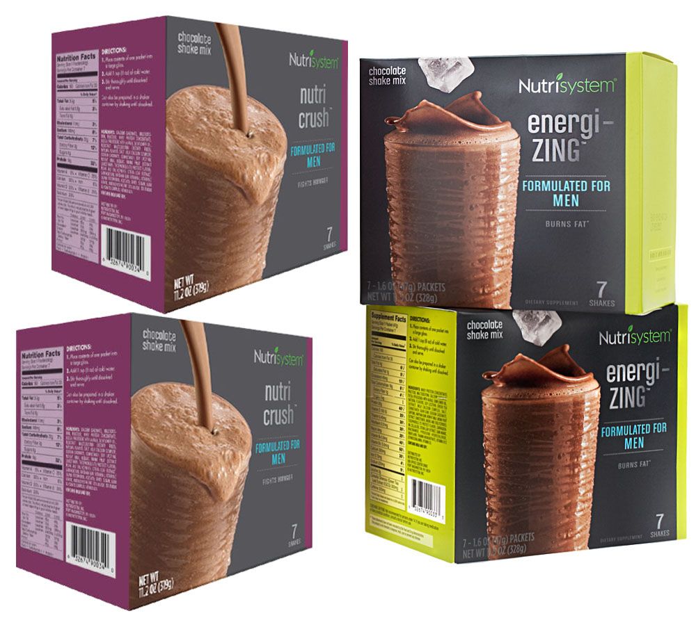 Nutrisystem Craving Crusher Or Energizing Shakes 28 Days Women And Men ...