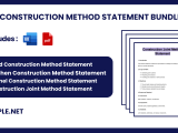 Free 17 Construction Method Statement Samples Word Pdf