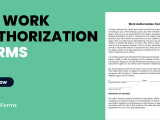 Free 10 Sample Work Authorization Forms In Ms Word Pdf Excel