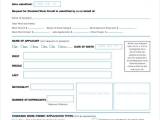 Free 7 Sample Work Application Forms In Pdf Ms Word