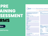 Free 5 Pre Training Assessment Forms In Pdf