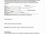 Patient Intake Form Examples Free Printable Download