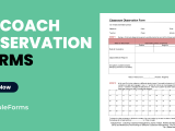Free 5 Coach Observation Forms In Pdf Ms Word