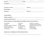 Patient Intake Form Template Free Blvb
