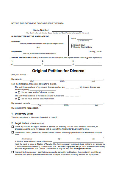 Printable Form E Divorce - Printable Form 2024