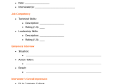 Free 41 Interview Form Samples Pdf Ms Word Google Docs Excel