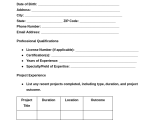 Free 14 Contractor Application Form Samples Pdf Ms Word Google Docs