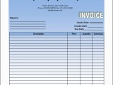 Services Rendered Invoice Template