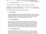 Software Development Contract Template