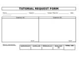 Free 10 Tutorial Request Form Samples In Pdf Ms Word