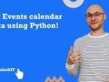 How To Get Events Calendar Data Using Python