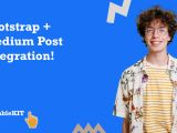 Bootstrap Medium Post Integration