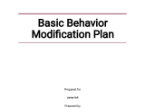 Free Free Basic Behavior Modification Plan Template Google Docs Word