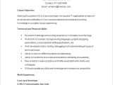 Java Developer Resume Template 17 Samples Examples Format Download