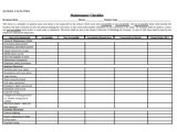 25 Maintenance Checklist Templates In Google Docs Word Pages Pdf