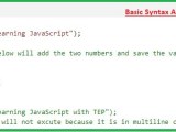 Basic Syntax And Rules In Javascript The Engineering Projects
