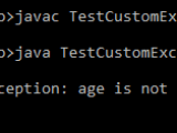 Custom User Defined Exception In Java Tpoint Tech