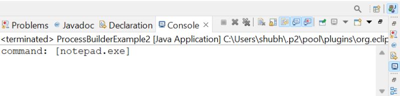 Java Lang Processbuilder Example Java Code Geeks - Incredible Minimal Wallpaper - 8K