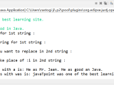 Java String Replace Replacefirst How To Replace Substring In A String