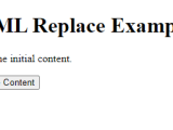 Html Replace Tpoint Tech
