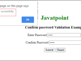 Confirm Password Validation In Javascript Tpoint Tech