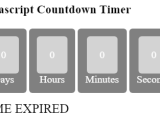 Create A Javascript Countdown Timer Tpoint Tech