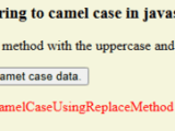 How To Convert String Into Camel Case In Javascript Tpoint Tech