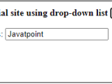 How To Create Dropdown List Using Javascript Tpoint Tech