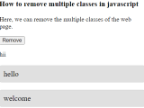 How To Remove Classes In Javascript Tpoint Tech