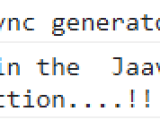 Javascript Async Generator Function Tpoint Tech