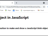 Javascript Blob Tpoint Tech