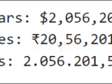 Javascript Format Currency Tpoint Tech