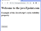 Javascript Hide Elements Tpoint Tech