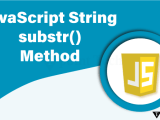Javascript String Substr Method Tpoint Tech