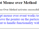 Mouseover Function In Javascript Tpoint Tech