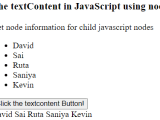 The Textcontent In Javascript Tpoint Tech
