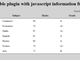 The Jquery Data Table Plugin Tpoint Tech