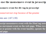 The Mousemove Event In Javascript Tpoint Tech