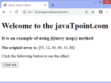 Jquery Map Function Tpoint Tech