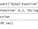 Mysql String Insert Function Tpoint Tech