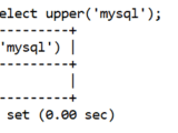 Mysql Upper Function Tpoint Tech