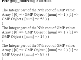 Php Gmp Rootrem Function Tpoint Tech