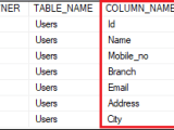 Drop Column In Sql Server Tpoint Tech