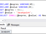 Sql Server Isnull Function Tpoint Tech