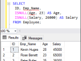 Sql Server Isnull Function Tpoint Tech