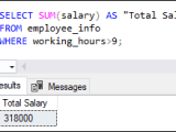 Sql Server Sum Function Tpoint Tech